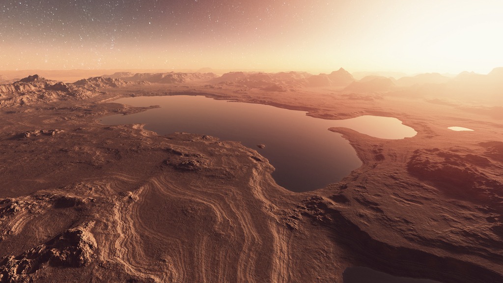 Scientists Discover a 12 Mile-Wide Body of Liquid Water on Mars | Gaia